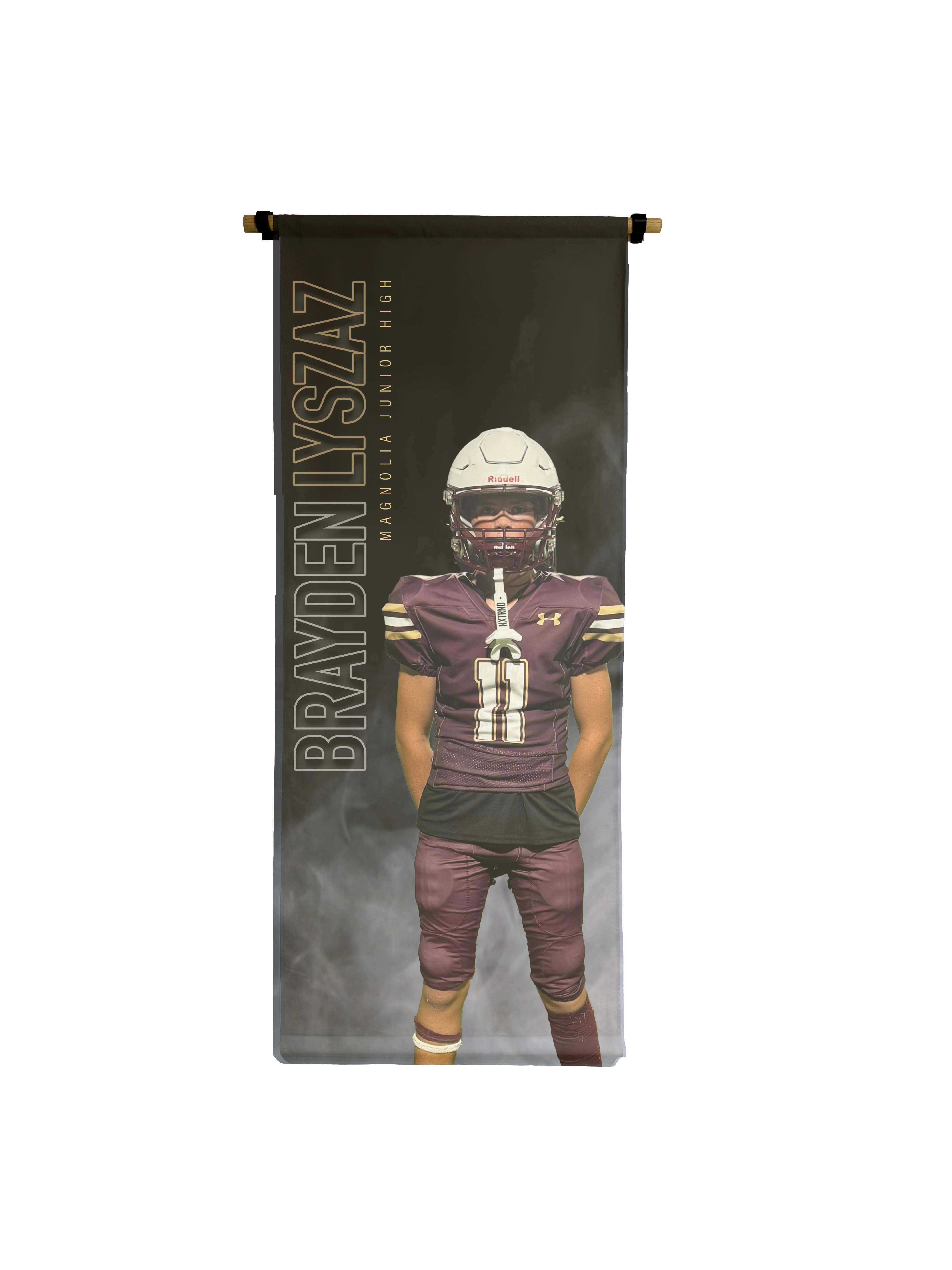 6' Vertical Custom Sports Scroll – braydenandbrooksphotos